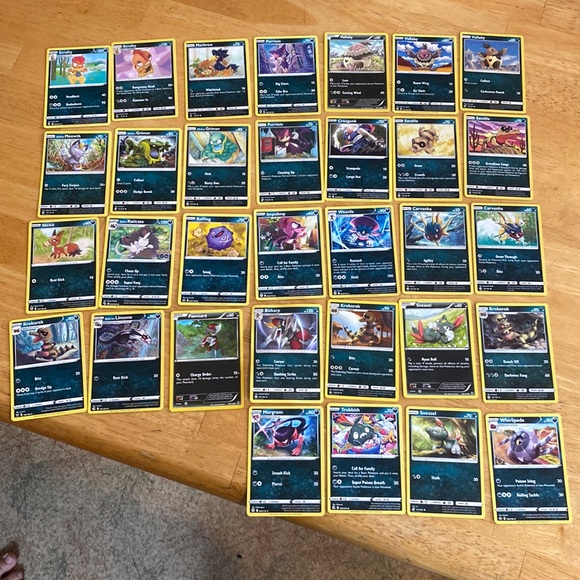 Pokemon | Toys | Lot Of 5 Dark Type Pokmon Cards Alolan Dinosaur ...